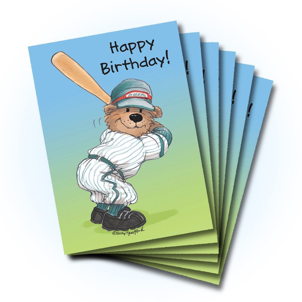 Home Run Slugger Birthday Greeting Card – Suzy's Zoo Store