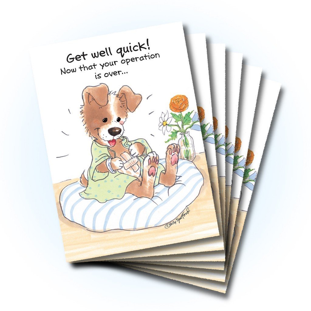 Get Well Quick! Get Well Greeting Card – Suzy's Zoo Store