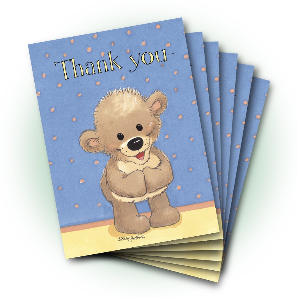 Boof Beary Much Thank You Greeting Card – Suzy's Zoo Store